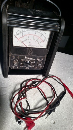 VINTAGE Simpson 260 analog meter AC/DC-Volt-Ammeter | eBay
