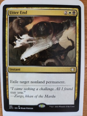 x1 Utter End R MTG Commander Adventures in the Forgotten Realms M/NM ...