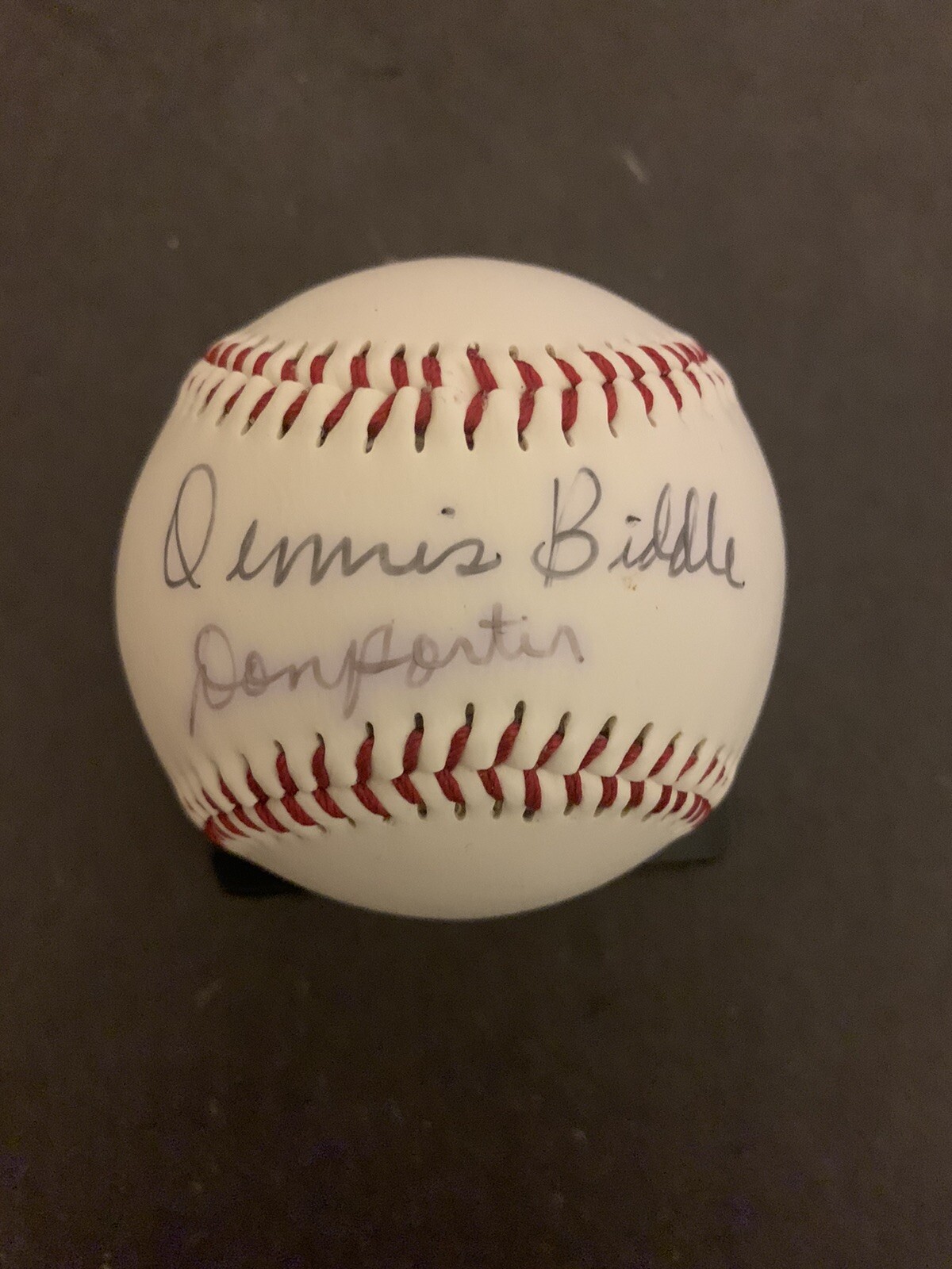 Dennis Biddle Don Porter Signed Unofficial Ball Negro Leaguers | eBay