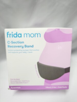 Frida Mom C-Section Recovery Band +2 Hot/Cold Packs Gray | eBay