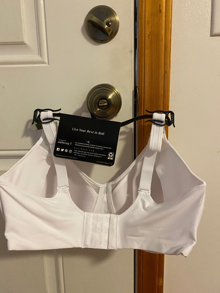 BRAND NEW WOMEN'S SIZE 38DD BALI BEAUTIFULLY YOU CONVERTIBLE UNDERWIRE ...