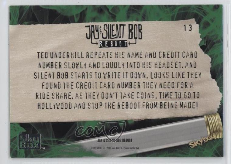 2023 Skybox Jay & Silent Bob Reboot Snoochie Boochies /499 Ted ...
