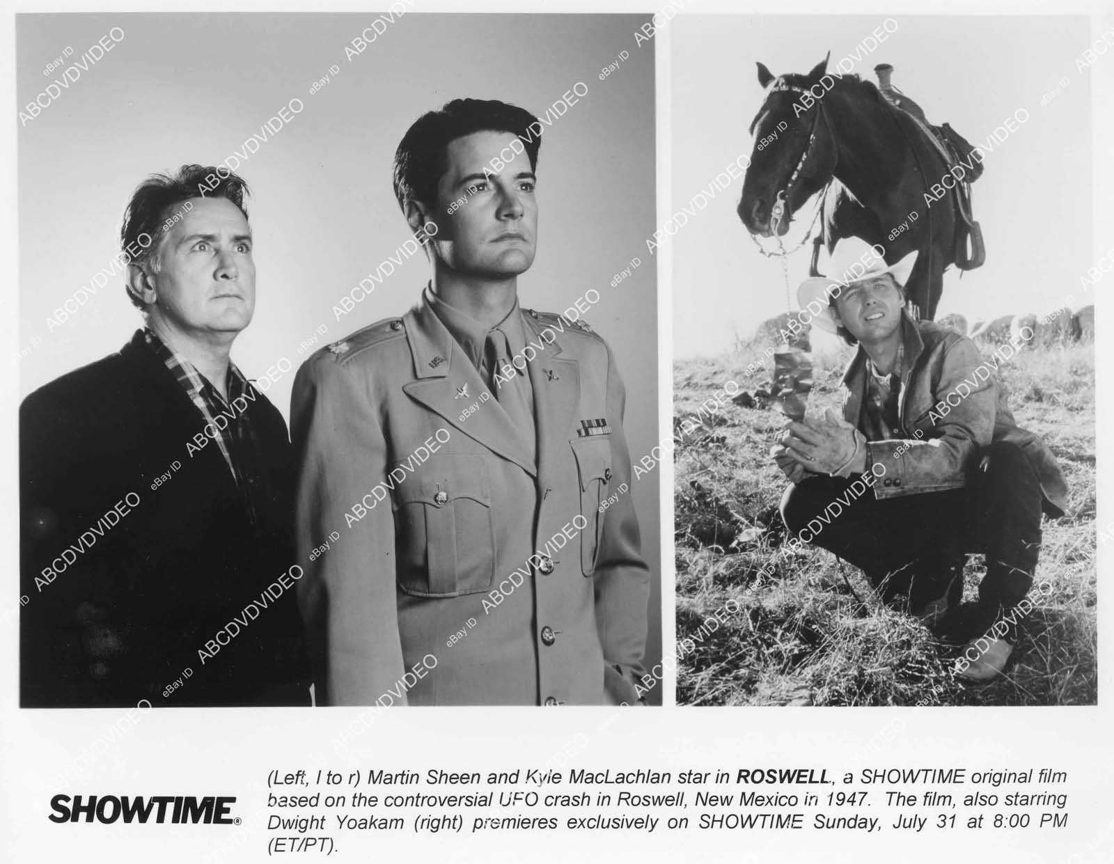crp-2279 1994 Kyle MacLachlan, Martin Sheen, Dwight Yoakam TVM Roswell ...