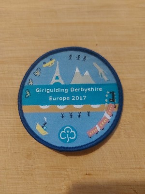 UK Girlguiding Girlguiding Derbyshire Europe 2017 Blanket Badge | eBay UK
