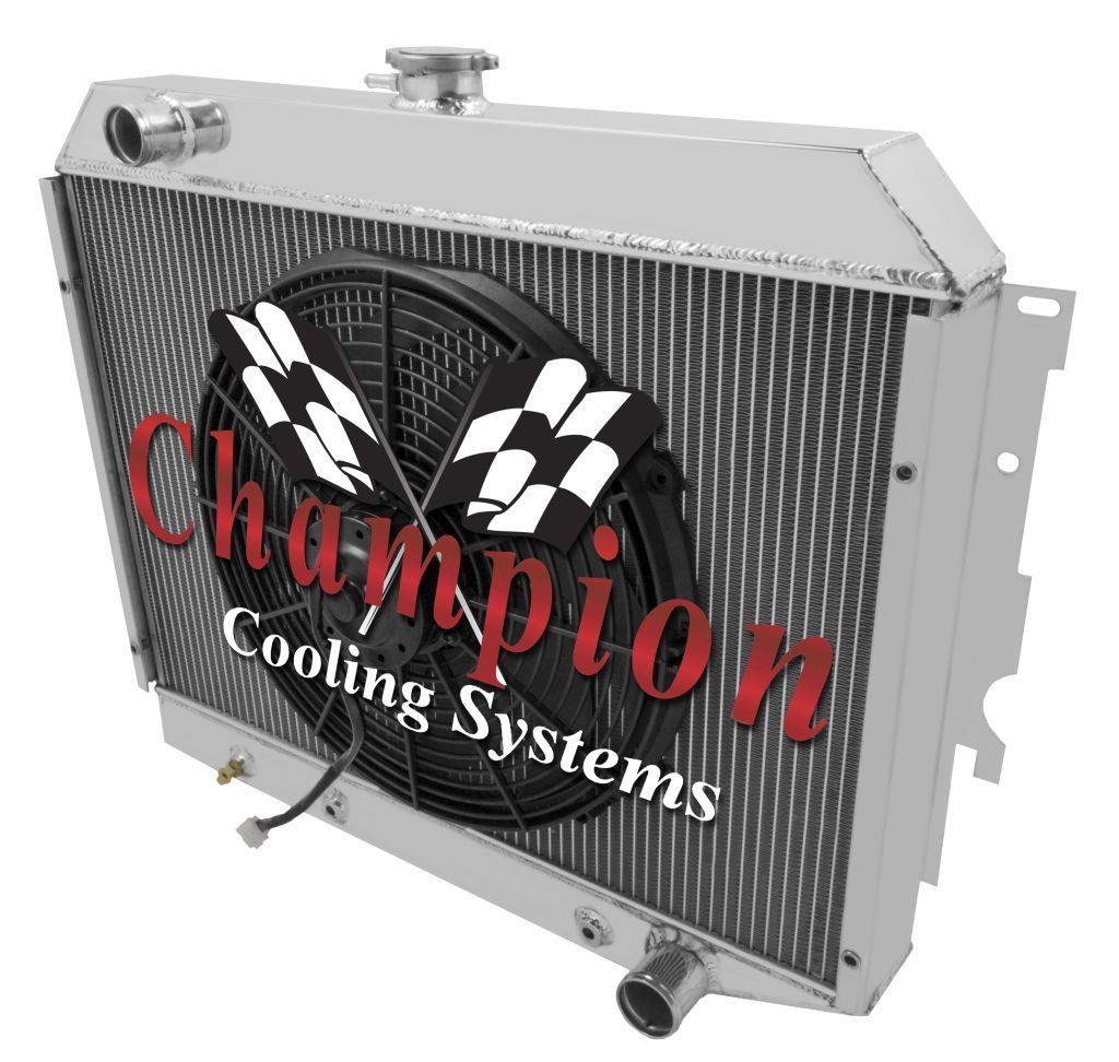 1968 69 70 71 72-1973 Dodge Coronet Aluminum 3 Row Champion Radiator ...