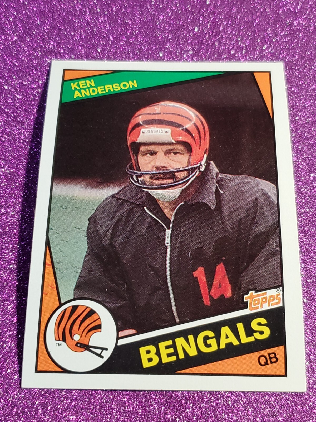1984 Topps #34 Ken Anderson Football Card Cincinnati Bengals NFL Raw | eBay