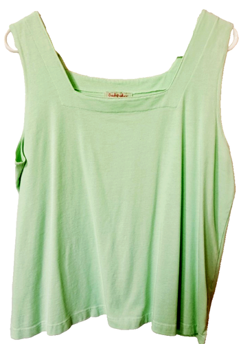 Fresh Produce Women's XL Green Cropped Tank Top Coastal Casual Beach | eBay