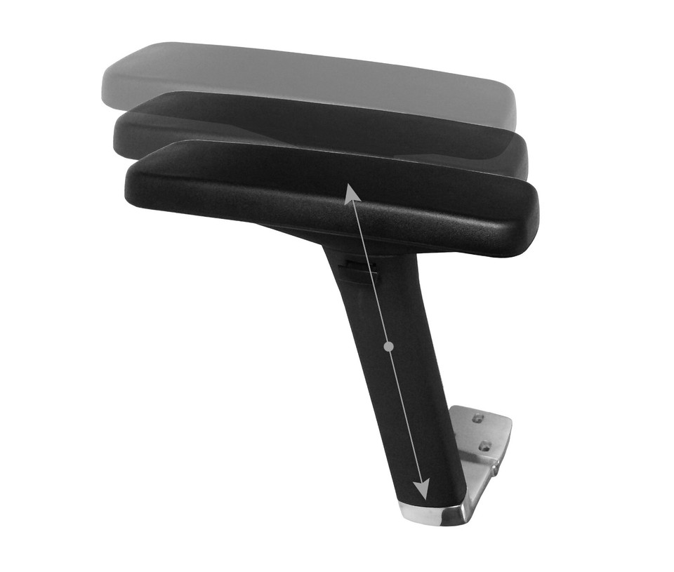 Height Adjustable Armrest with Arm Pads | One Pair | S5402-K | eBay
