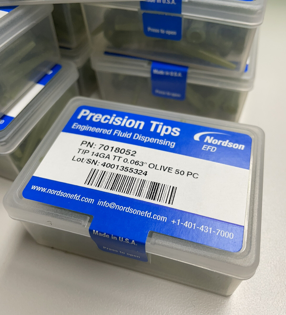 NEW Nordson 7018052 - EFD Precision Dispensing Tips, 14GA (0.063 ...