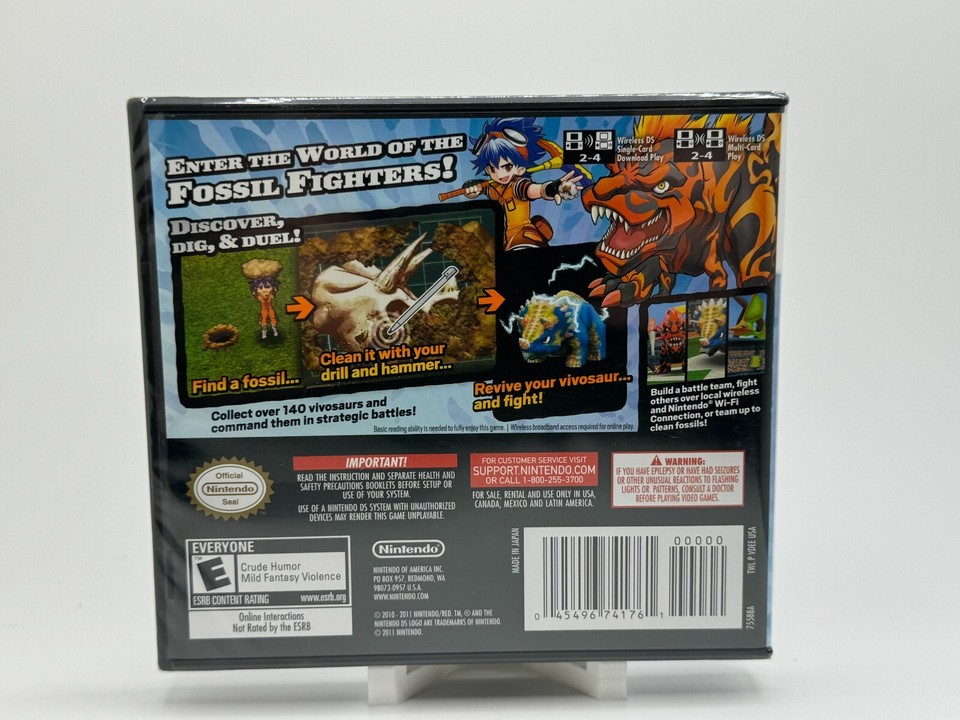 Fossil Fighters: Champions - Nintendo DS FACTORY SEALED! BRAND NEW! | eBay
