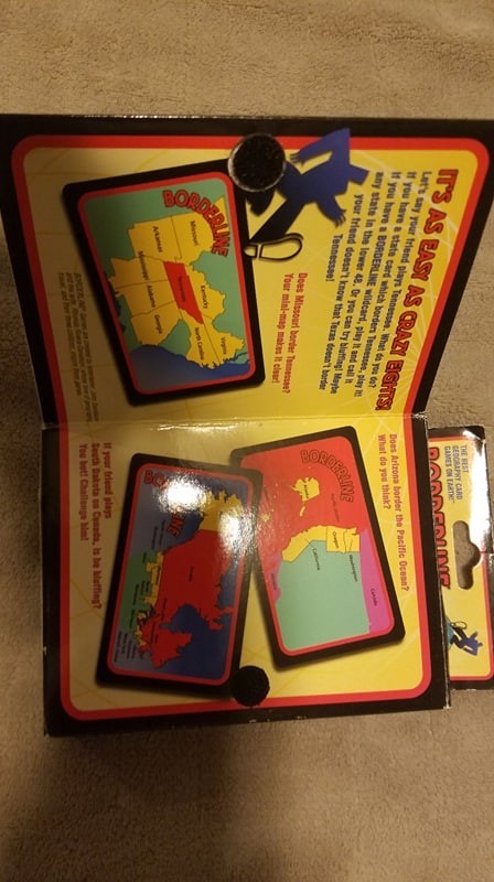 Borderline Geography Card Game USA Edition Best Geography Card Game ...