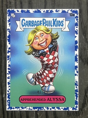 2023 Topps GPK x View Askew Blue Parallel Card 13a APPREHENDED ALYSSA ...