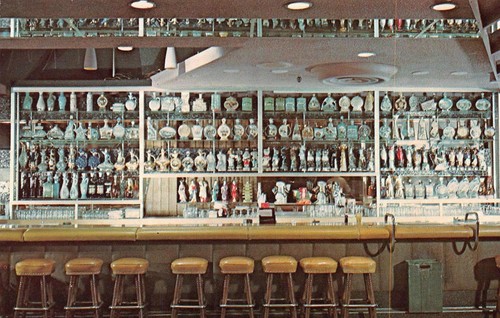 RENO, NV Nevada HORSESHOE CLUB CASINO BAR~Beam Bottle Collection Chrome ...