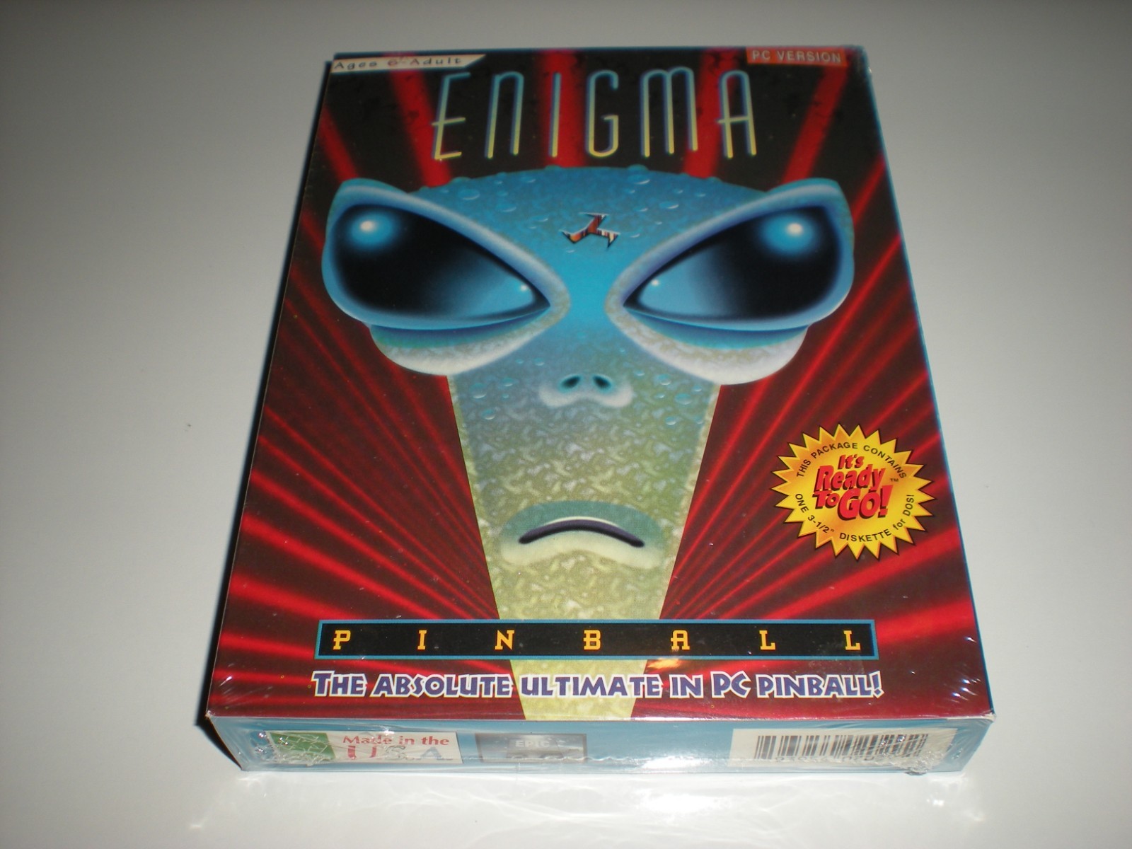 Enigma Pinball sealed 3.5" high density VGA Dos game for ages 6 to ...
