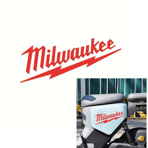 MILWAUKEE Sticker Car Sticker Tools Toolbox Decal Red | eBay