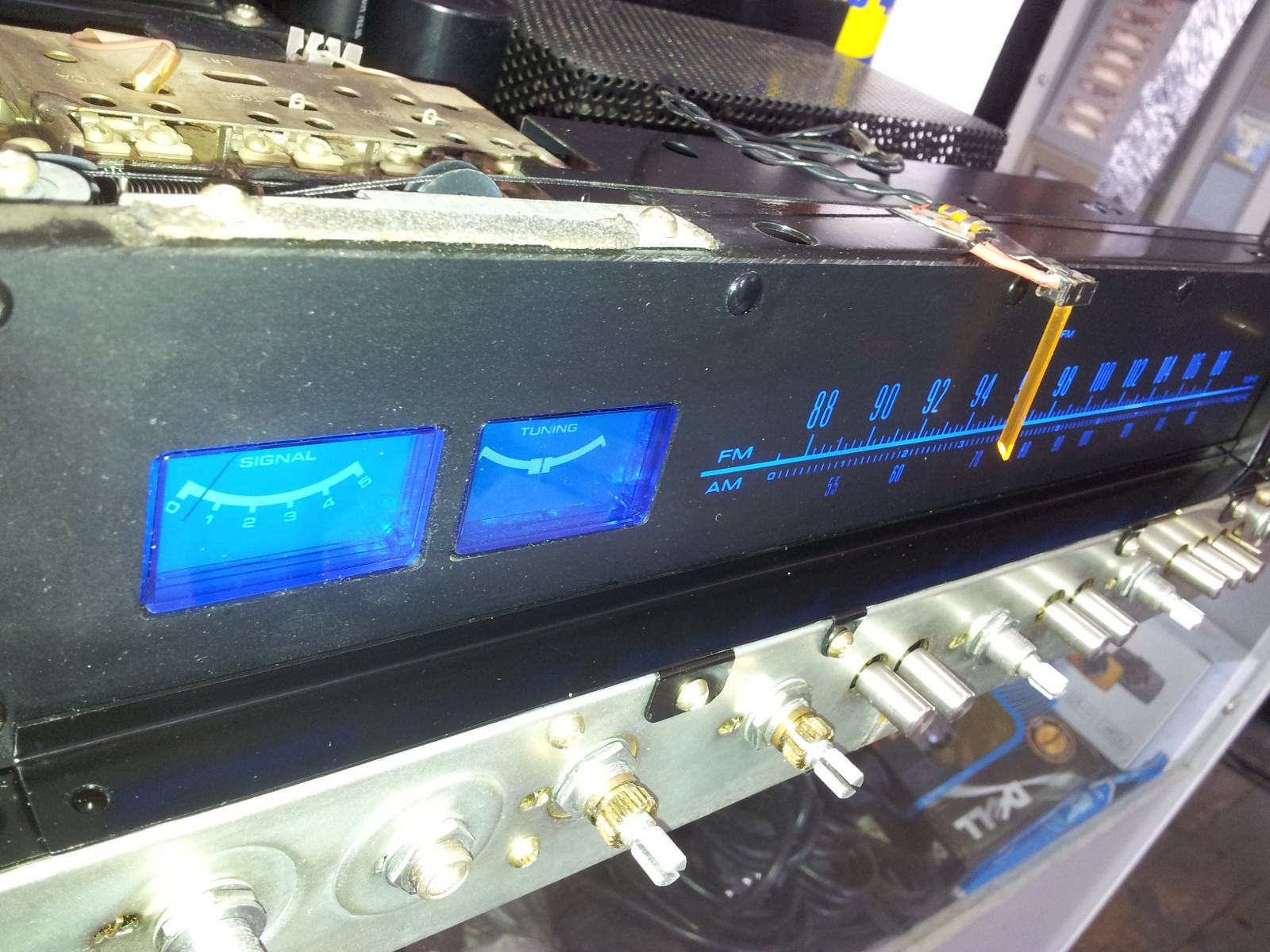 8pcs SKY BLUE LED Lamp Vintage Marantz Receiver Tuner Fuse Type Bulb ...