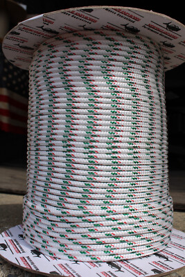 New England STA-SET Halyard Sheet Line, Sailboat Rope 3/16" x 35' WHITE ...
