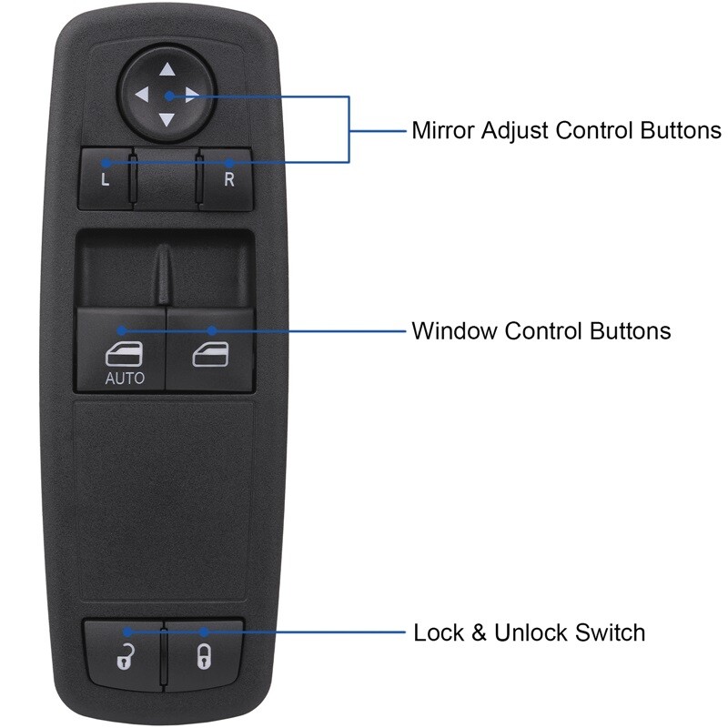 Master Window Control Switch for 2012-2015 Ram/Dodge/Chrysler ...