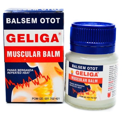 12 x 20g GELIGA Muscular Balm Back Pain Neck Muscle Relief DHL EXPRESS ...