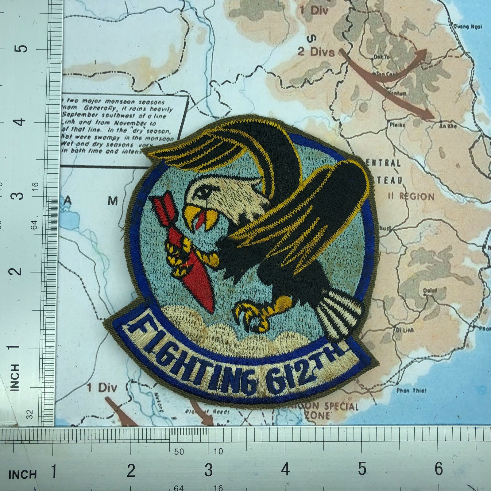 PATCH , USAF 612th , 612th Tactical Fighter Squadron USAF , USAF PATCH , S2 | eBay