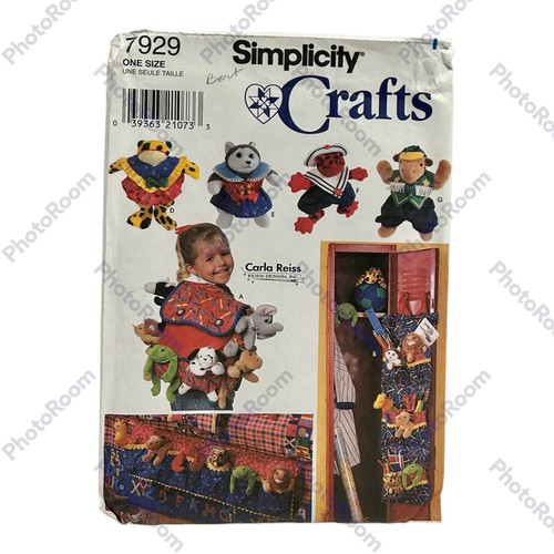 Simplicity Crafts Accessories Sewing Pattern For 9" Bean Bag Animals ...