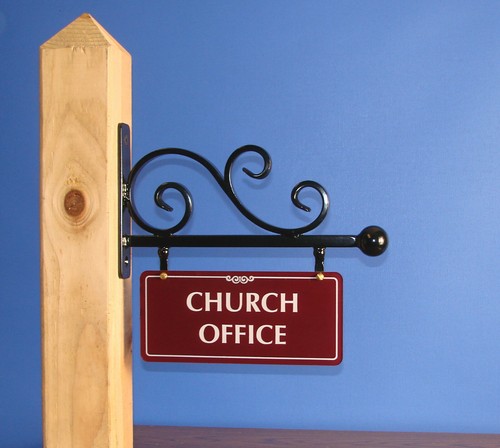 Hand Made - Forged Steel Sign Bracket - wrought iron | eBay