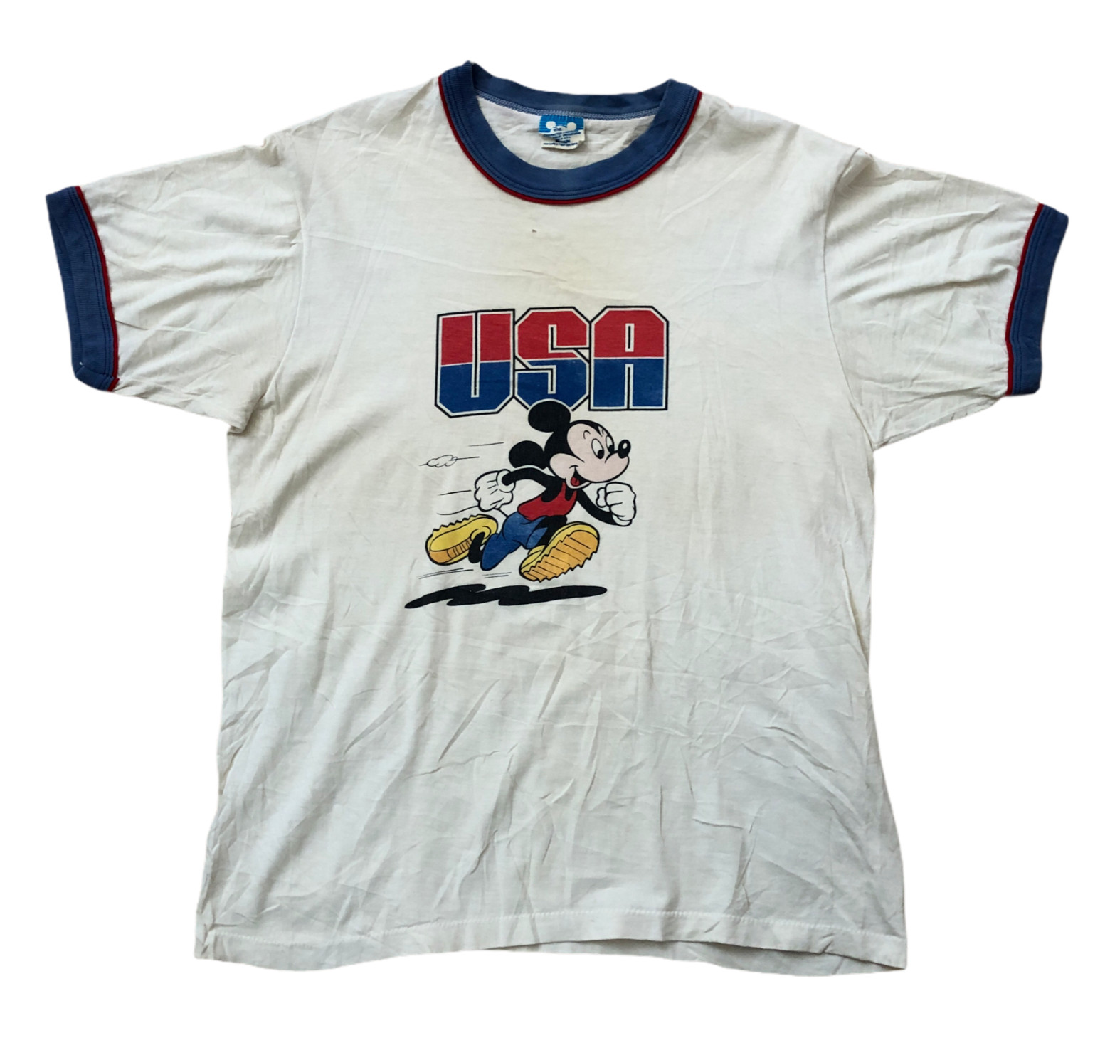 Mickey Mouse USA Vintage 1980s Olympics Running Track… - Gem