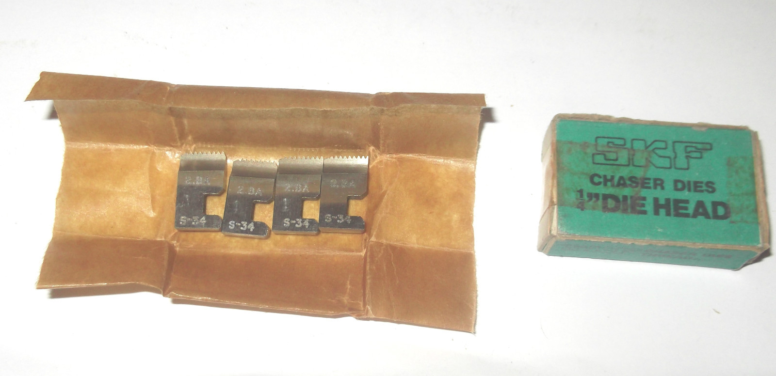 2BA BA2 DORMER PIPE CHASERS COVENTRY DIE HEAD M5 - 34 TYPE 1/4" DIE ...