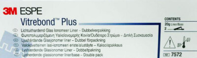 3M 7572 Vitrebond Plus Light Cure Glass Ionomer Liner Clickers 2P EXP ...