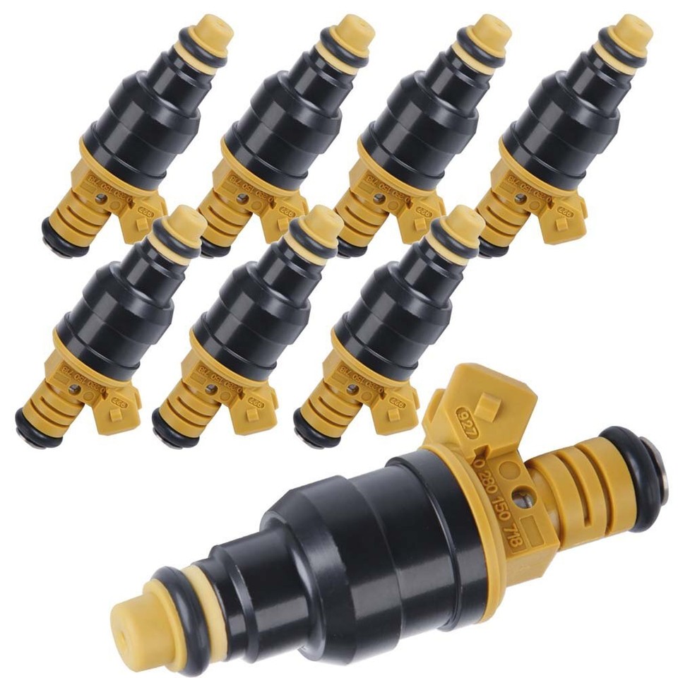 8PCS Fuel Injectors For EV1 GM TPI 22lb/3Bar 5.7L 5.0L 1985-1992 ...