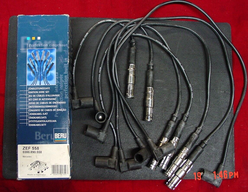 BERU Ignition Wire Set Mercedes ZEF 558, 0300890558 Plugwire Spark Plug ...