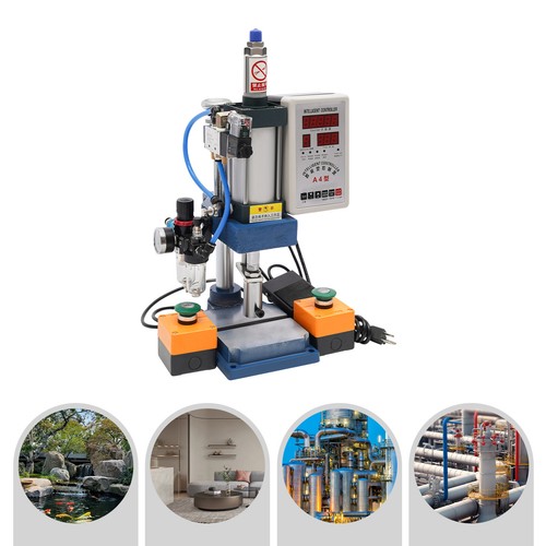 440lbs Pneumatic Punch Machine Pressure Digital Punch Press 2 Buttons ...