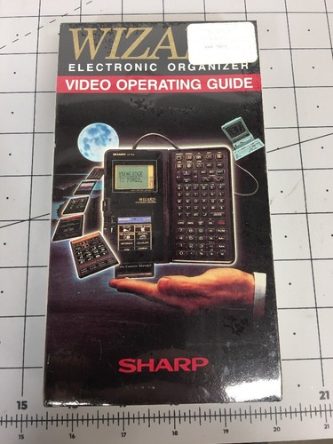 Wizard Electronic Organizer Sharp Video Operating Guide VHS Tape SEALED ...