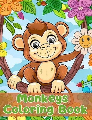 Sancha Sauseda Monkeys Coloring Book (Relié) | eBay