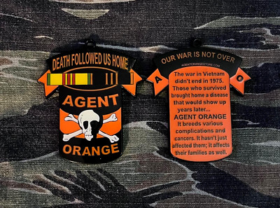 AGENT ORANGE MEDALLION ARMY MARINES NAVY AIR FORCE COAST GUARD...NEW | eBay