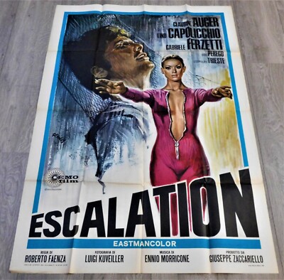 Escalation Italian Movie Poster Original 39"55" 1968 Claudine Auger | eBay