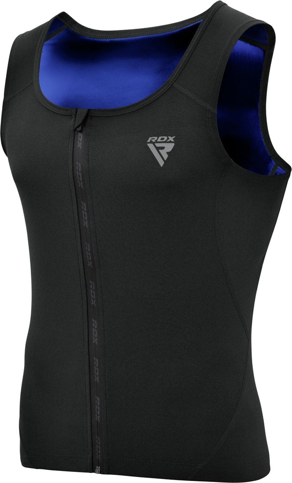 RDX Mens Sweat Sauna Vest Heat Trapping Sweat Waist Trainer Gym ...