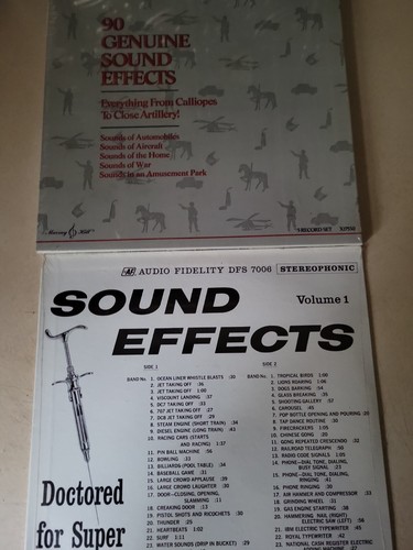 Sound Effects Vol.1 / 90 Genuine Sound Effects 3 Record Set Factory ...