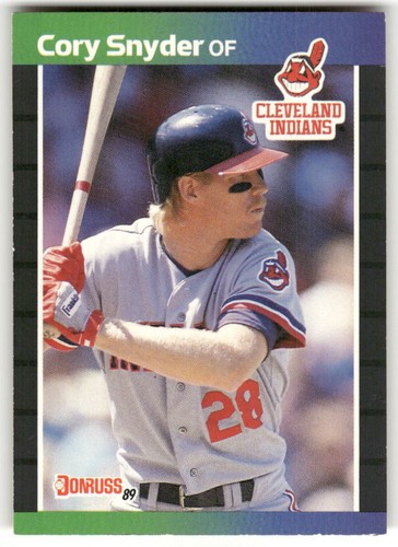 1989 Donruss #191d Cory Snyder Cleveland Indians Baseball Card | eBay