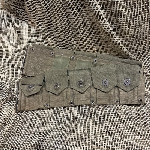 WW2 US Army USGI Dismounted M1923 Ammunition Cartridge Belt - M1 Garand ...