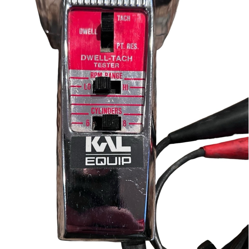KAL-EQUIP Tartan Model R-11 DWELL-TACH Tester 6 & 8 Cylinder Made In ...