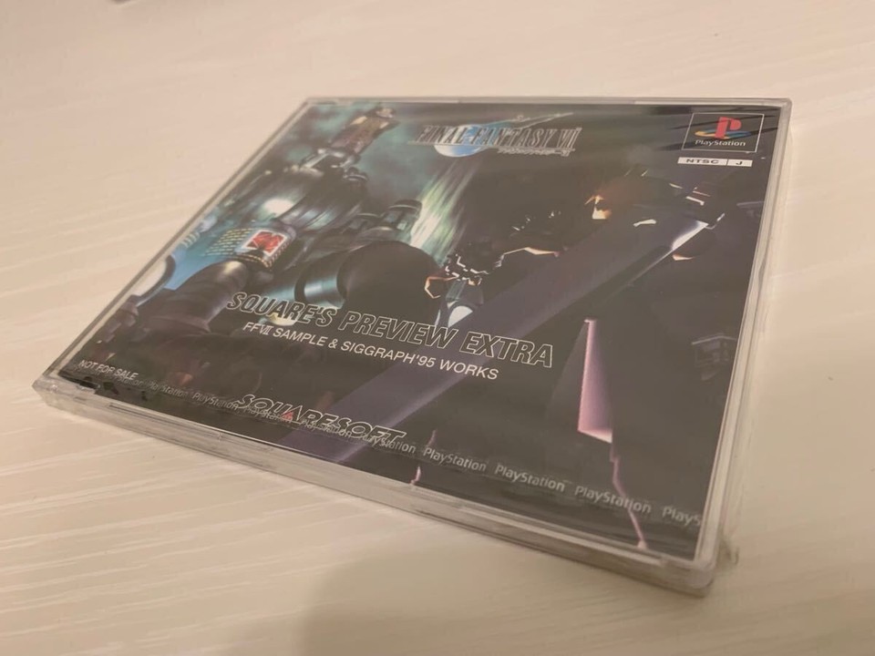 Square Enix Final Fantasy 7 PS1 Demo Disc SLPM80048 Novelty Trial ...