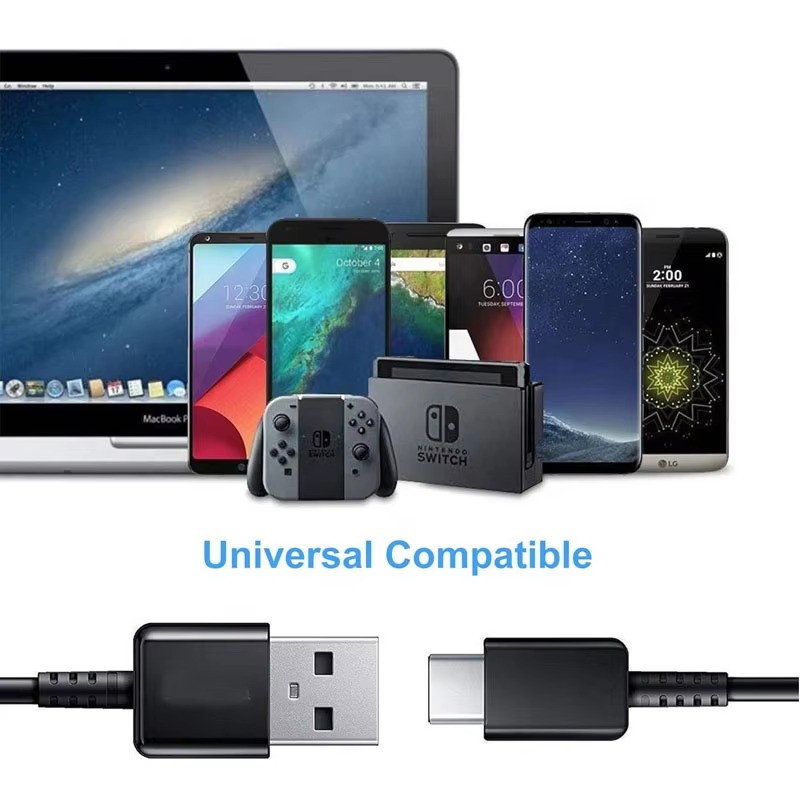 USB Type C Charger Android Phone Charger 1m Charging Cable for Samsung ...