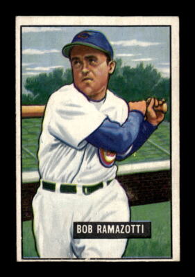 1951 Bowman Baseball #247 Bob Ramazzotti VGEX Chicago Cubs | eBay