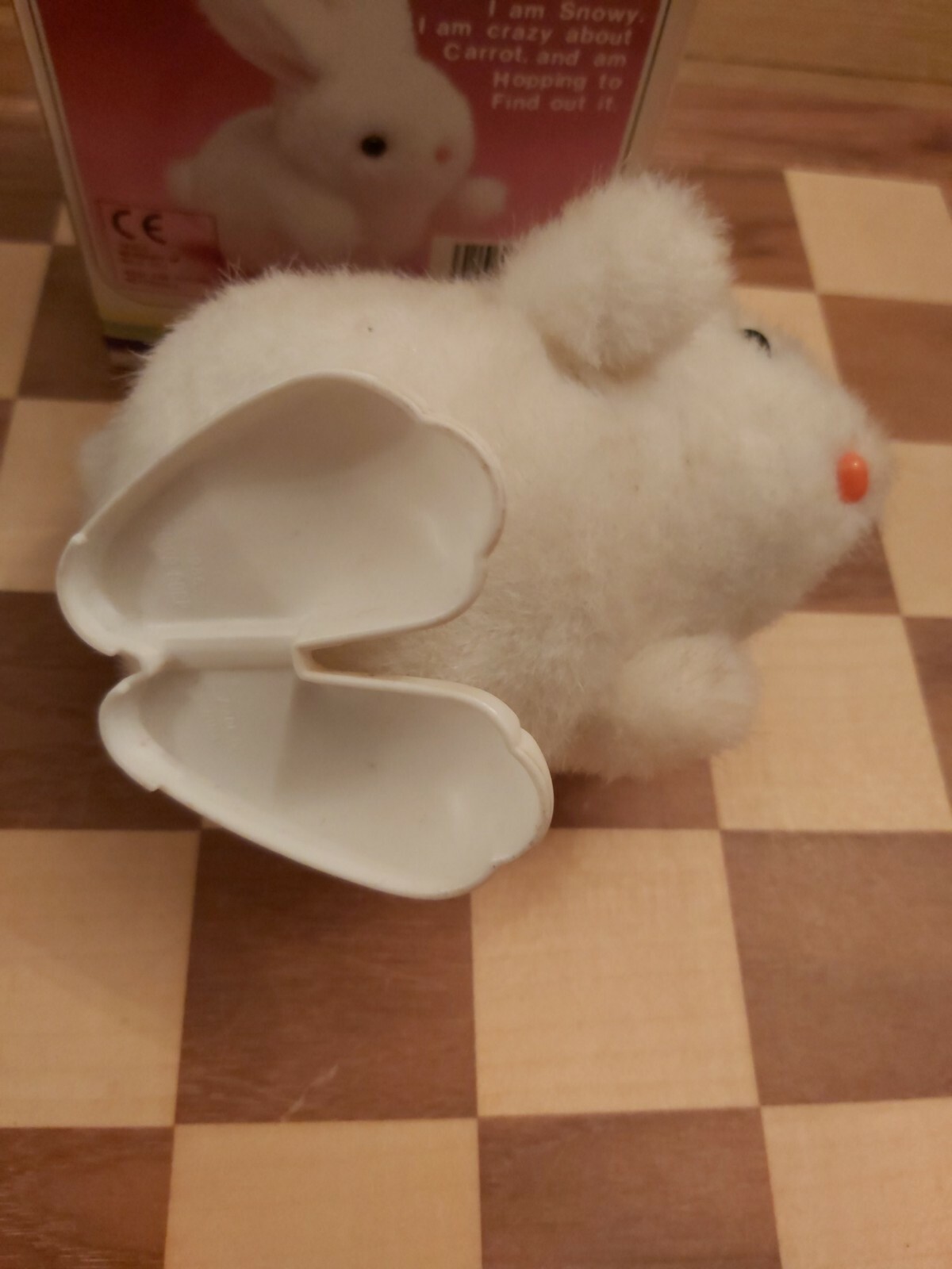 Vintage 1980s Boxed IWAYA Corporation Win-Up Snowy The Little Rabbit ...