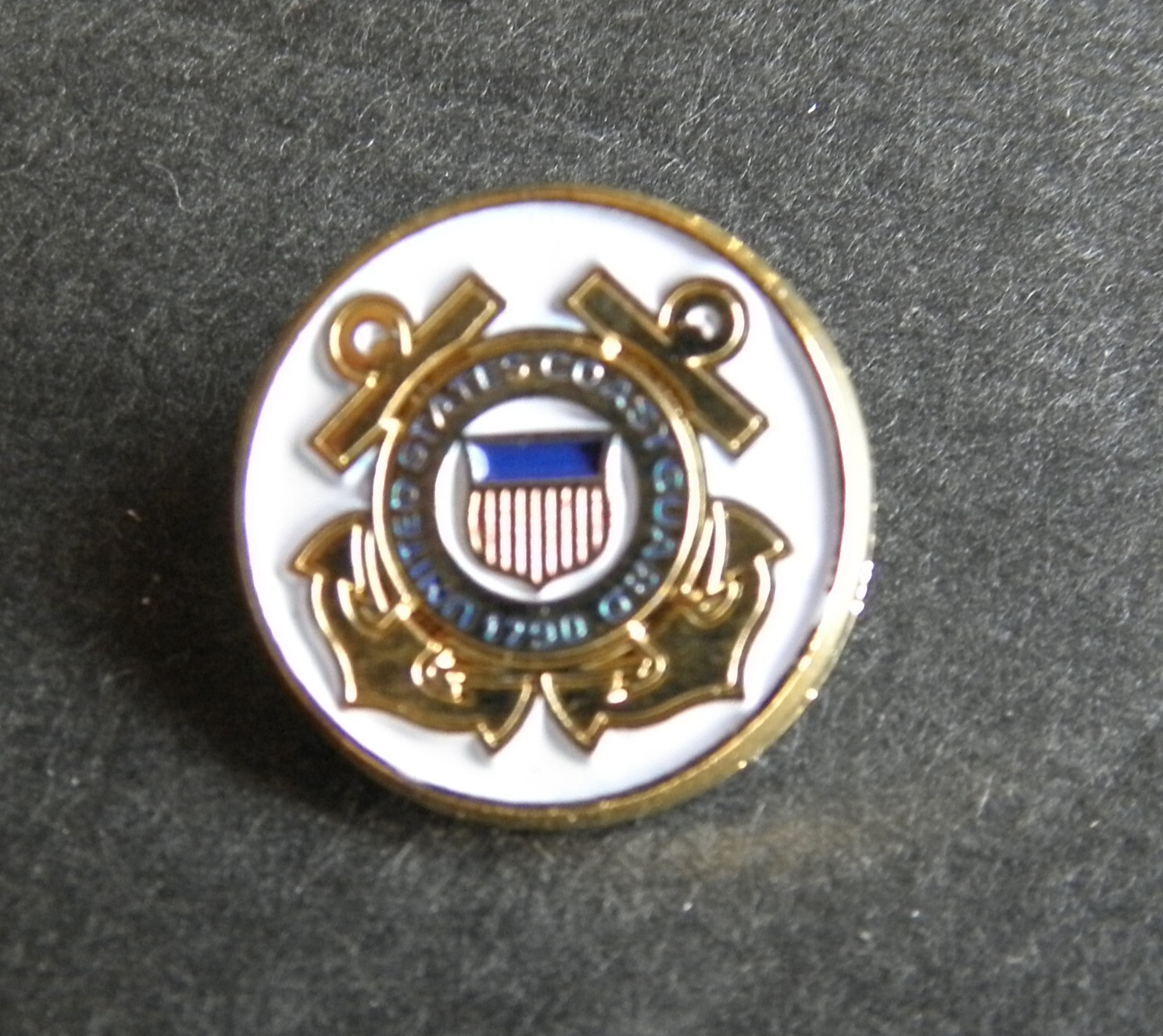 USCG COAST GUARD MINI LAPEL HAT PIN BADGE 1/2 INCH USA | eBay
