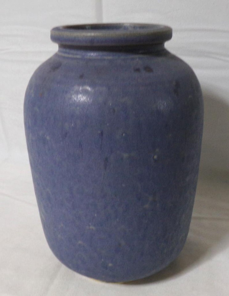 Arts & Crafts Blue Matte Rowe Pottery Bob Timberlake Vase | eBay