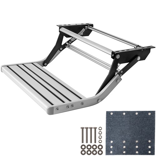 RV Step 21.7in Folding Manual Camper Steps Single Drop Down RV Stool ...