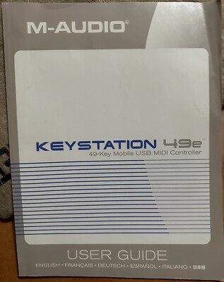 M-AUDIO Keystation 49e MIDI Controller -- Multi-language User Guide ...