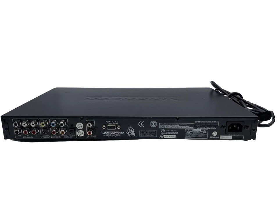 Vocopro DVG-390K Digital Key Control DVD/CDG/ Karaoke Player | eBay